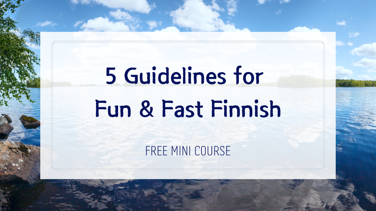 The best way to learn Finnish